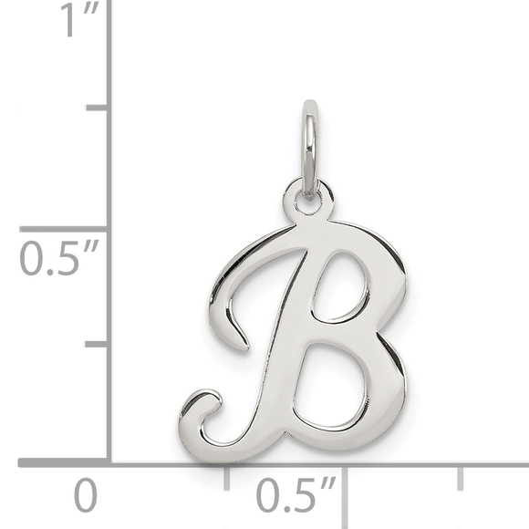 Tiley & Bells | Jewelry | Sterling Silver Rhodiumplated Stamped Letter ...